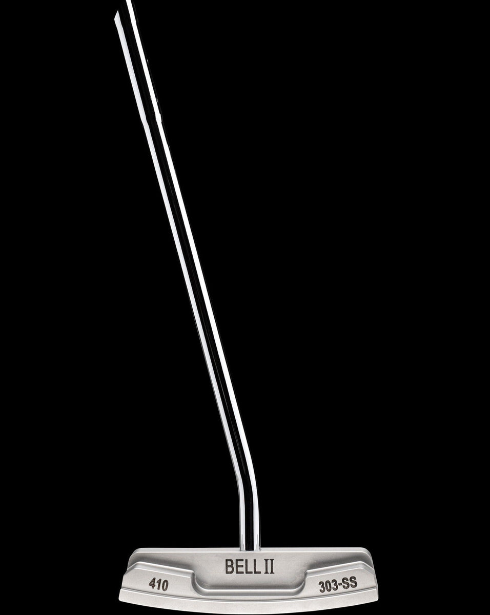 Bell II SS-410 Left-Hand Side Saddle Face-On Putter | Matte Silver ...